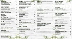 Restaurant Menu – Thulani Resort